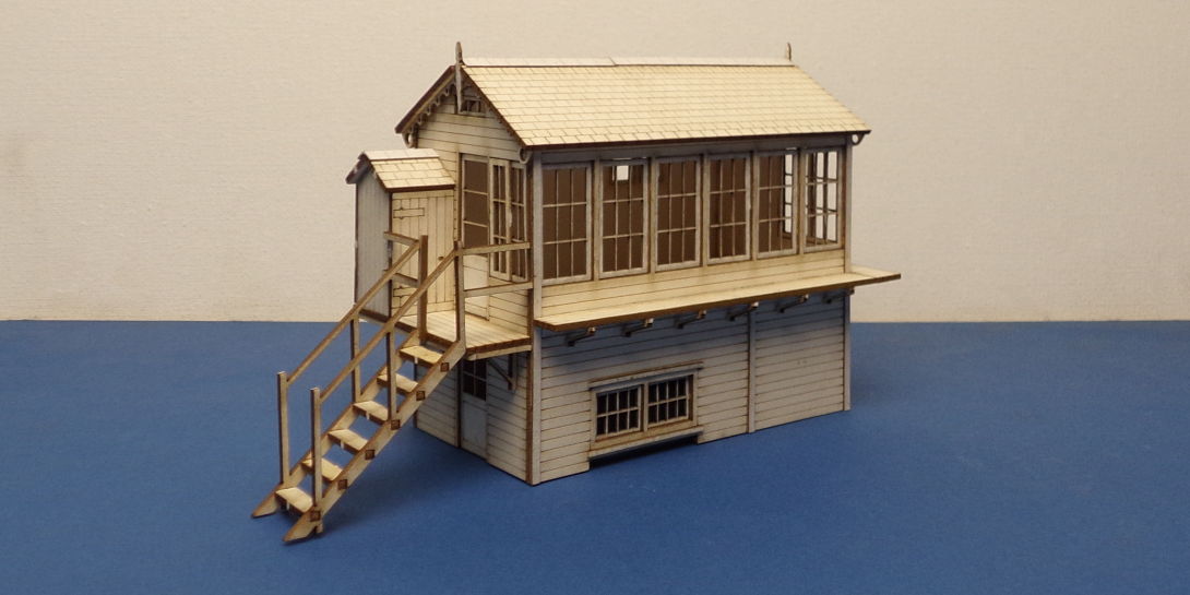 LCUT LNER Signal Box - OO Gauge Laser Cut Wood Kit – RAILstuff