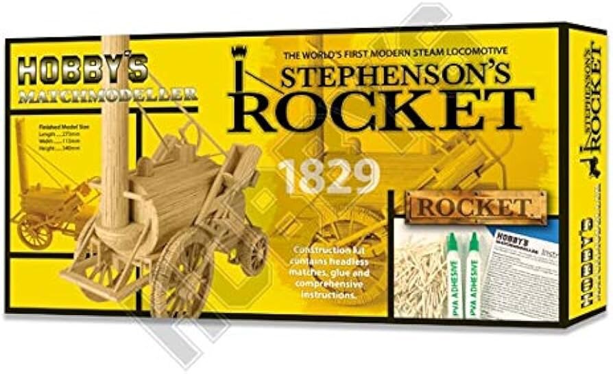 Matchstick Kit Stephenson's Rocket – RAILstuff