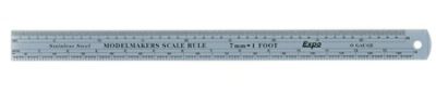 O Gauge Scale Steel Ruler – RAILstuff