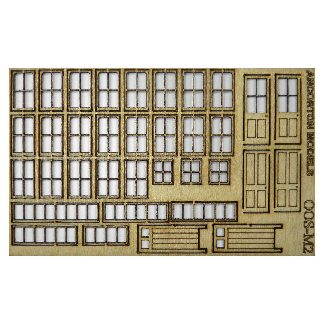 Ancorton OO Gauge Signal Box Doors & Windows - Laser Cut Wood – RAILstuff